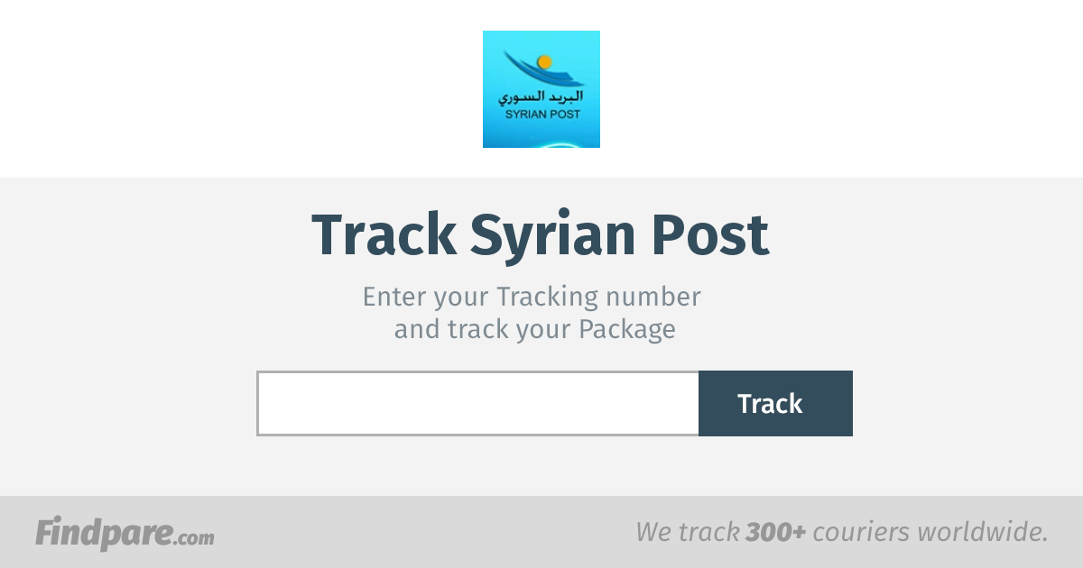Syrian Post Tracking | Get Updates And Track Your Package In Real-Time