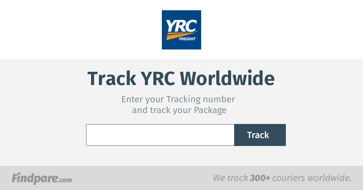 YRC Worldwide Tracking | Get Updates And Track Your Package In Real-Time
