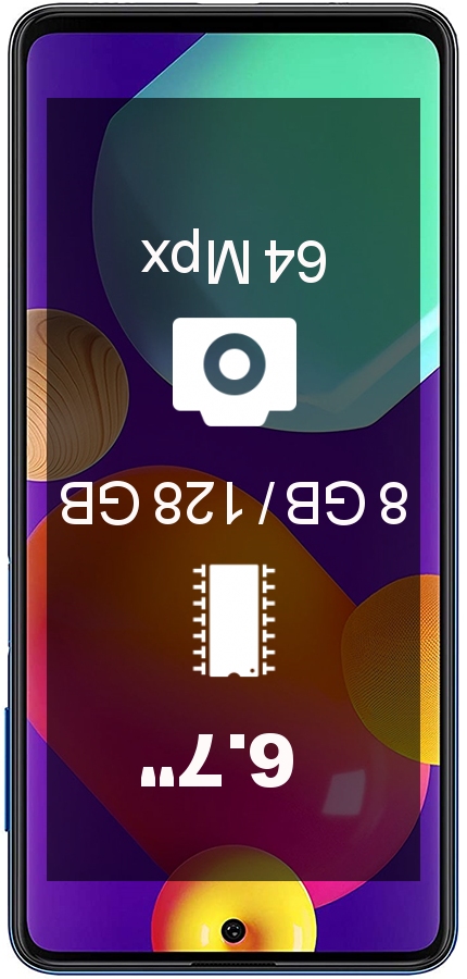 Samsung Galaxy M62 8GB · 128GB · SM-M625F smartphone supported mobile ...